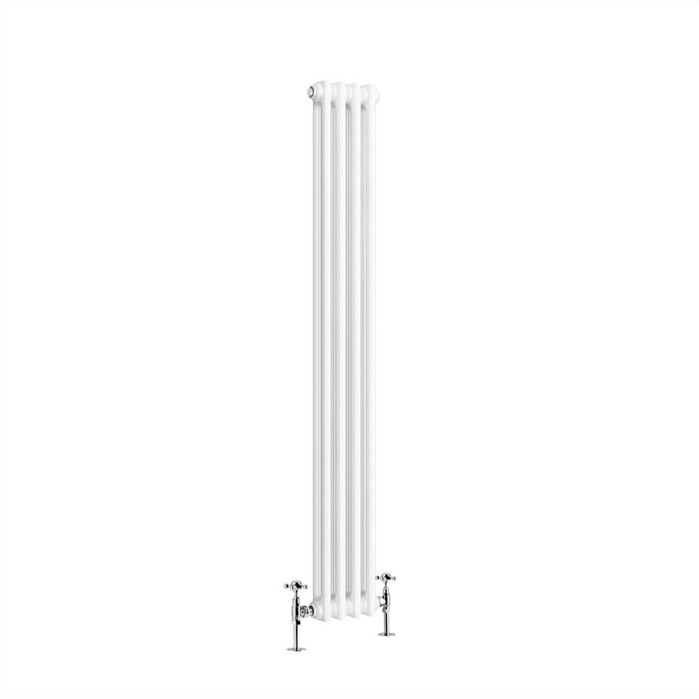 Designer Radiator - Column Vertical Double - 1500 x 200mm - White