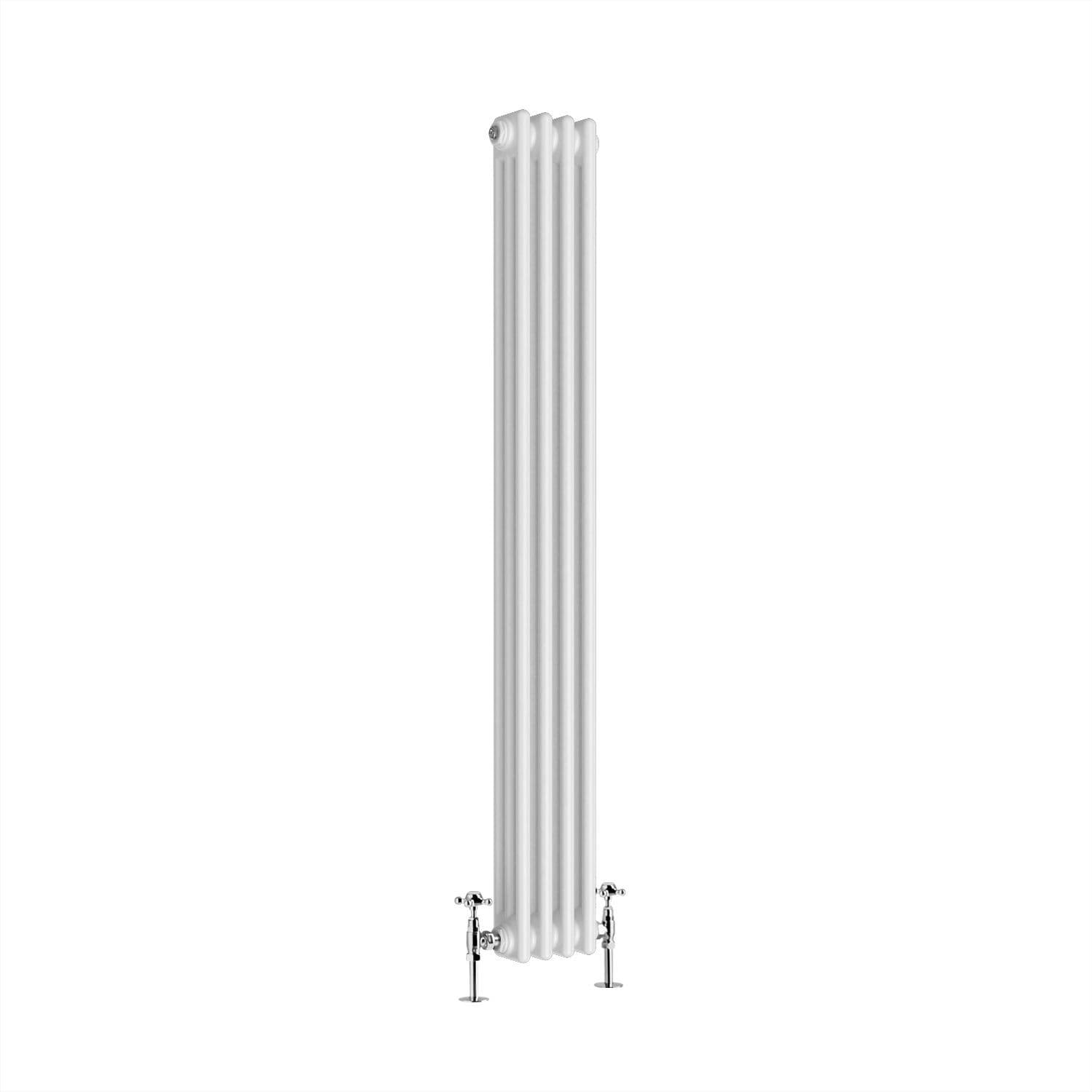 Designer Radiator - Column Vertical Triple - 1500 x 200mm - White