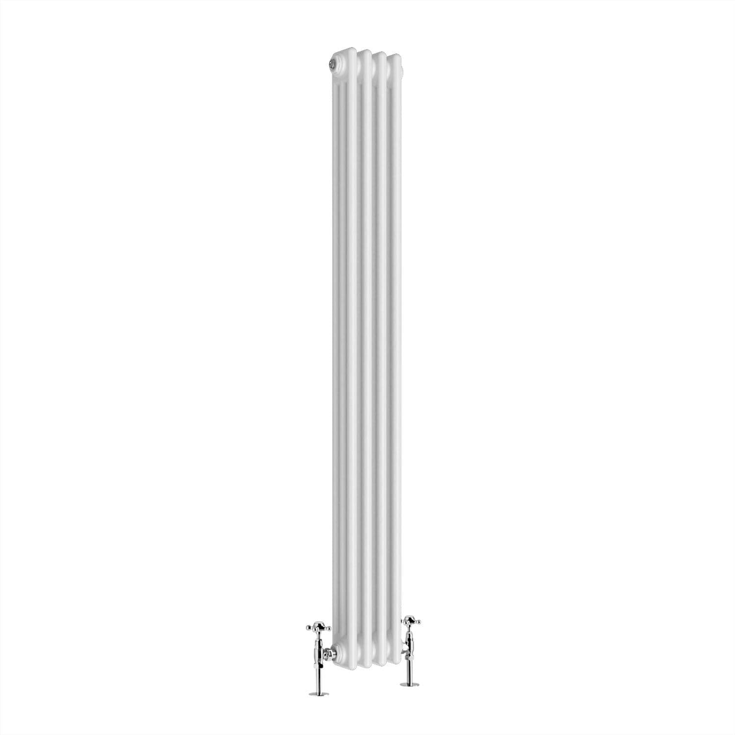 Designer Radiator - Column Vertical Triple - 1800 x 200mm - White