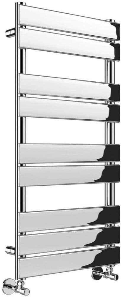 Designer Radiator - Flat Panel Towel Rail - 1000 x 450mm - Chrome