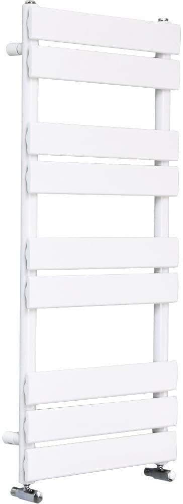 Designer Radiator - Flat Panel Towel Rail - 1000 x 450mm - White