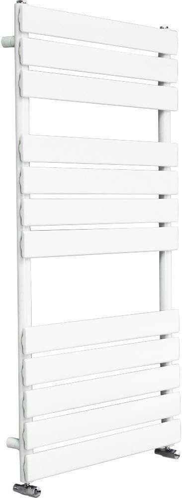 Designer Radiator - Flat Panel Towel Rail - 1200 x 600mm - White