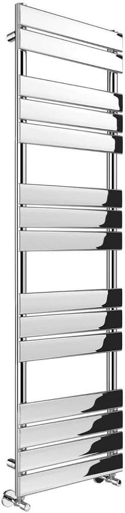 Designer Radiator - Flat Panel Towel Rail - 1600 x 450mm - Chrome