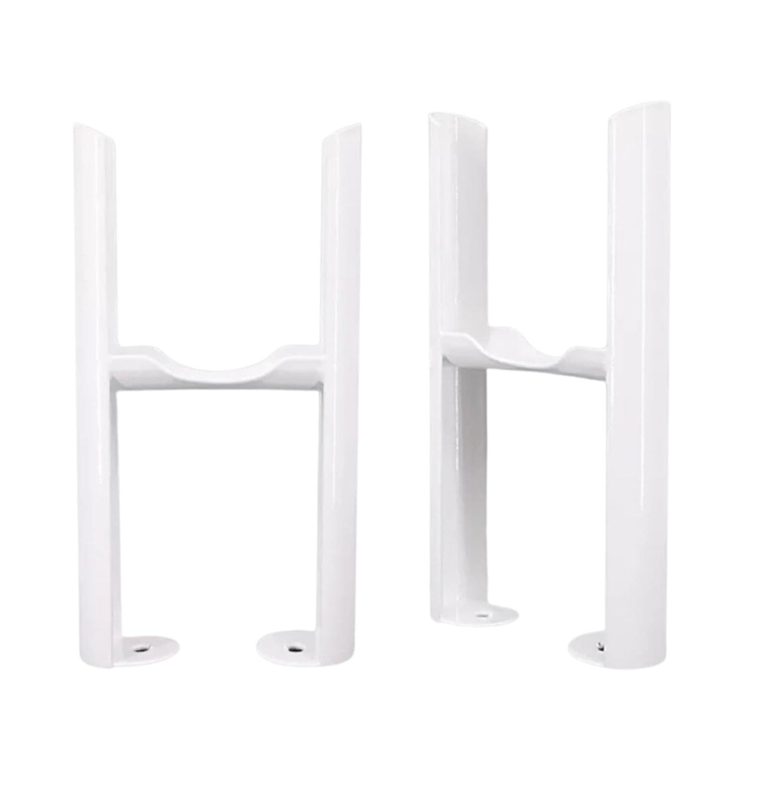 Pair of Column Designer Radiator Feet - White
