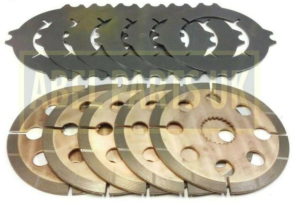 BRAKE & COUNTER PLATE SET FOR JCB 3CX PART NO 451/13302 451/01702