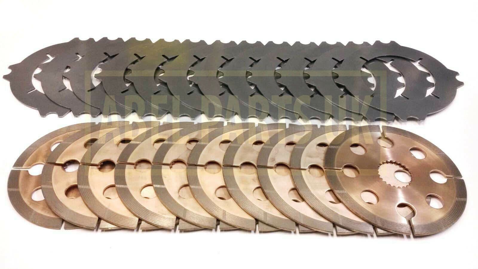 BRAKE & COUNTER PLATE SET FOR JCB 3CX PART NO 451/13302 451/01702