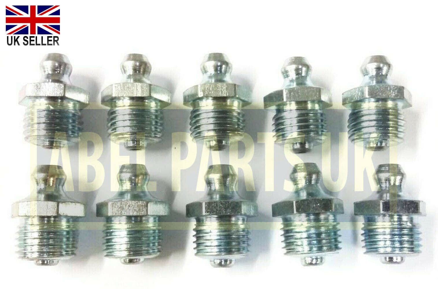 GREASE NIPPLE STRAIGHT 1/4 BSP - PACKS OF 10 PART NO 1450/0002