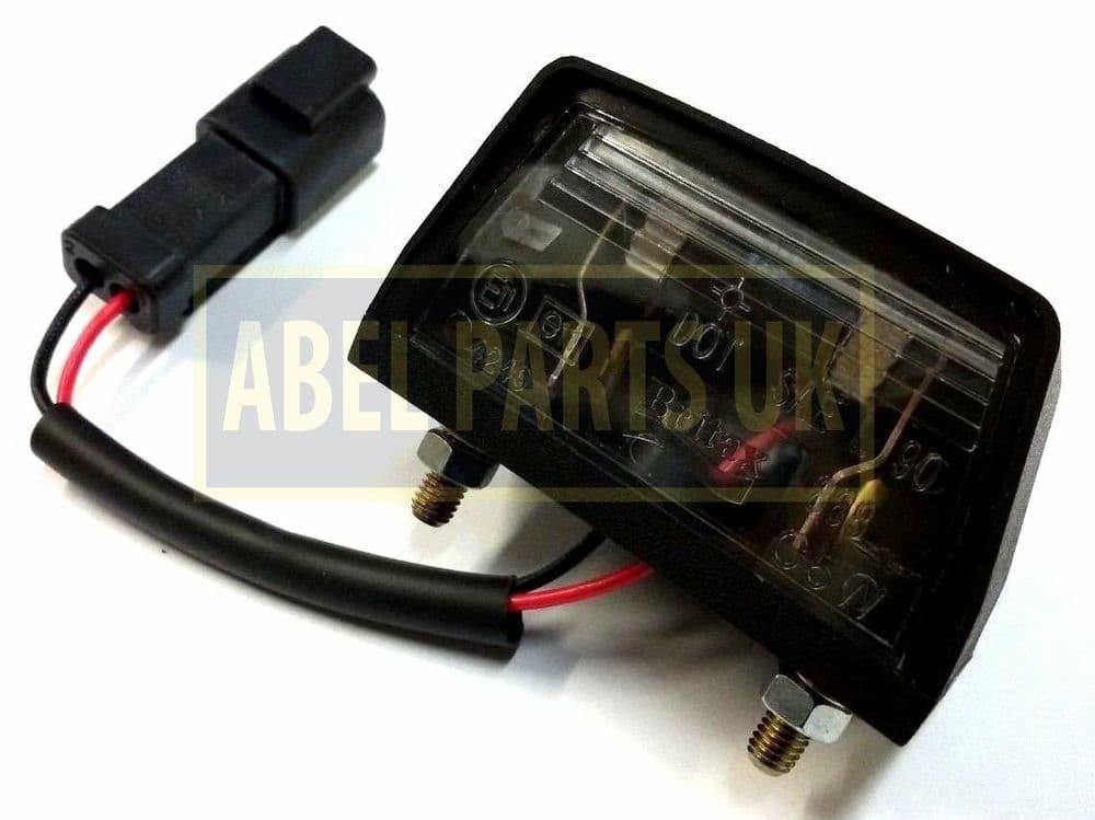 NUMBER PLATE LAMP FOR VARIOUS JCB MODELS PART NO 700/50127