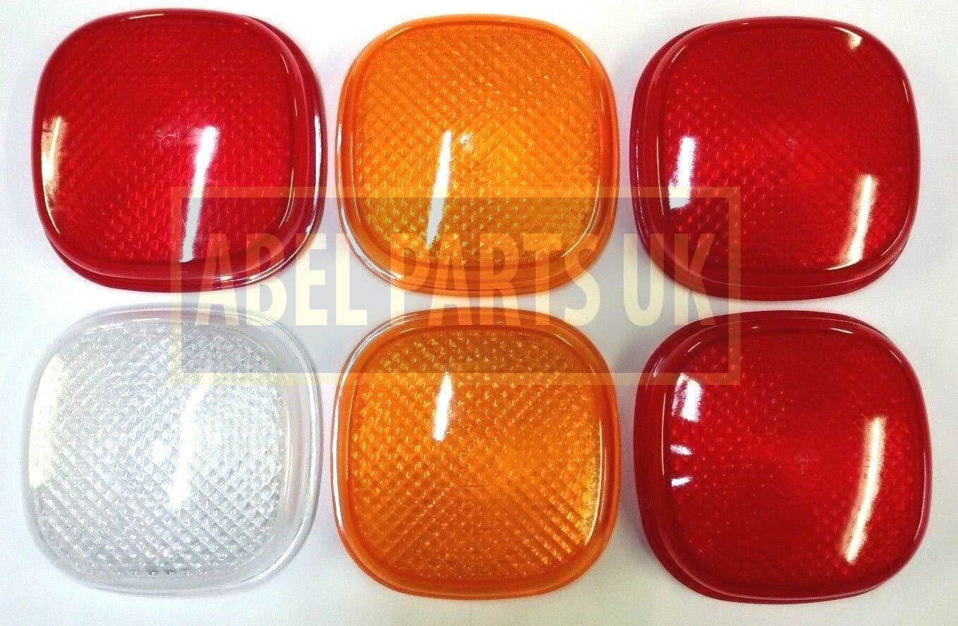 REAR LAMP 6 LENSES SET 700/50072 700/50073 & 700/50074