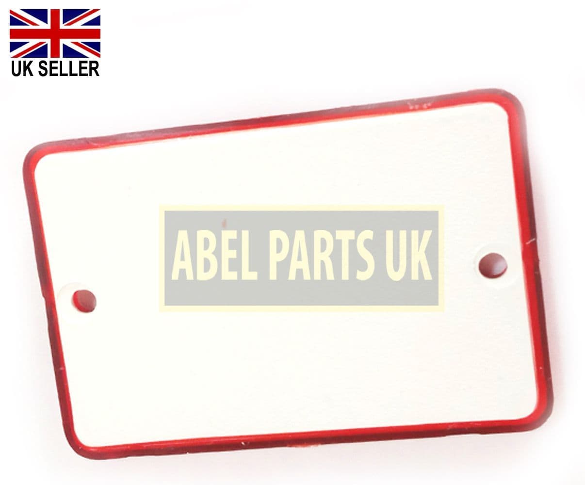 UNIVERSAL RED REFLECTOR BOLT ON 90MM X 60MM FOR JCB TRACTOR TRUCK ATV VAN