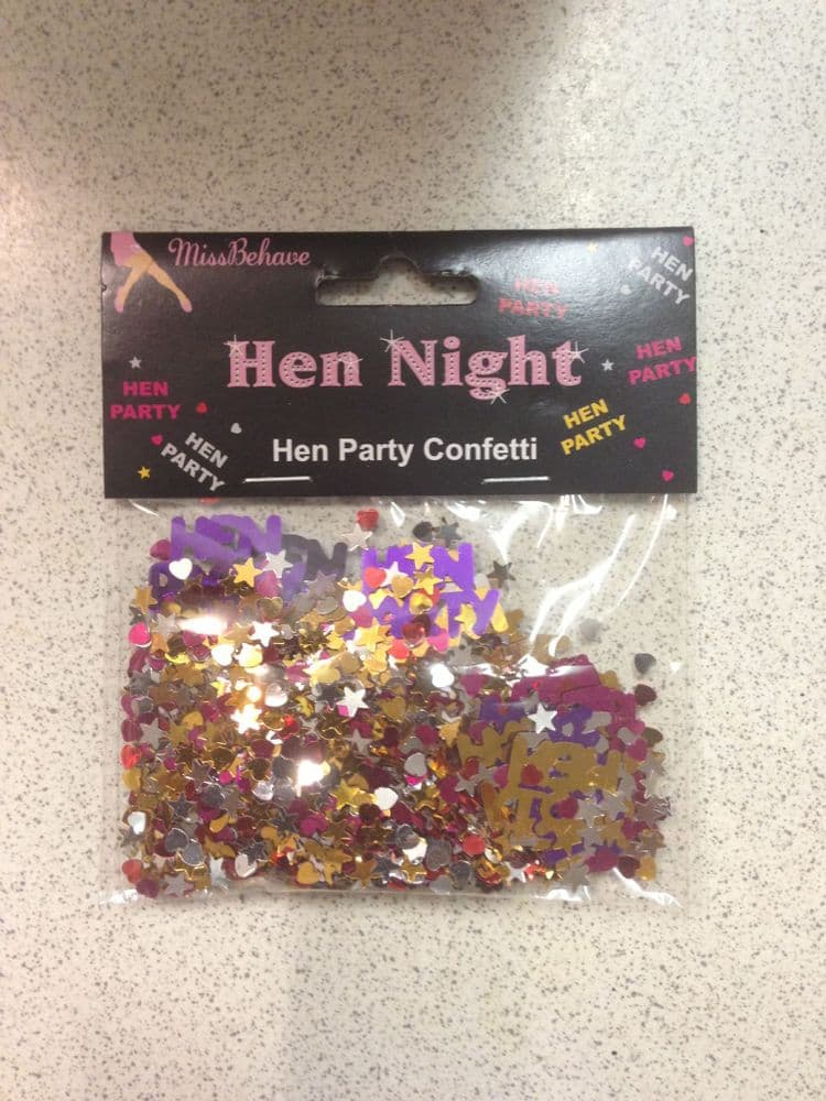 Hen Night Table Confetti
