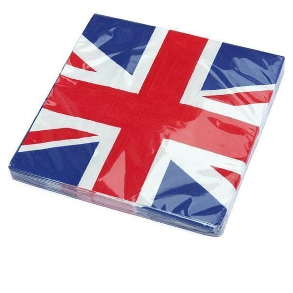 Union Jack Serviettes x 100