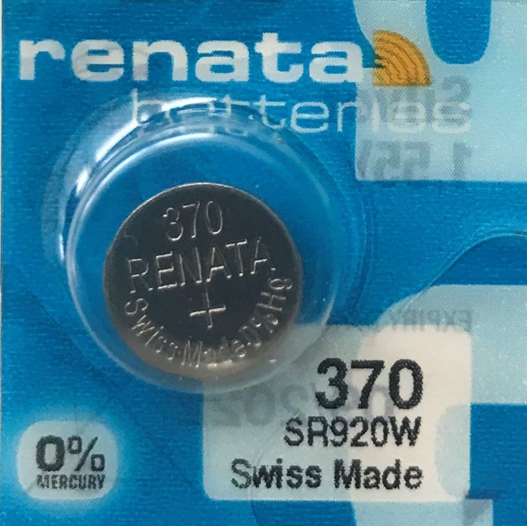 370 SR920SW Silver Oxide Batteries - Renata
