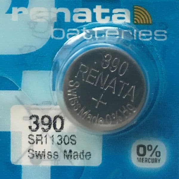 390 SR1130SW Silver Oxide Batteries - Renata