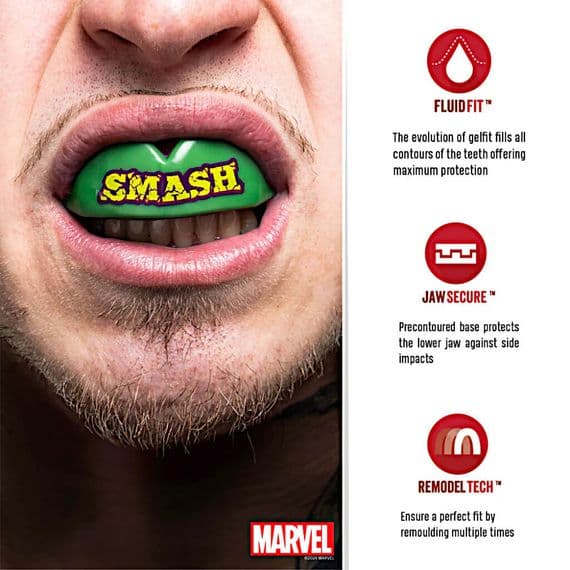 SafeJawz The Hulk Mouth Guard | Marvel Gum Shields | Reflex UK