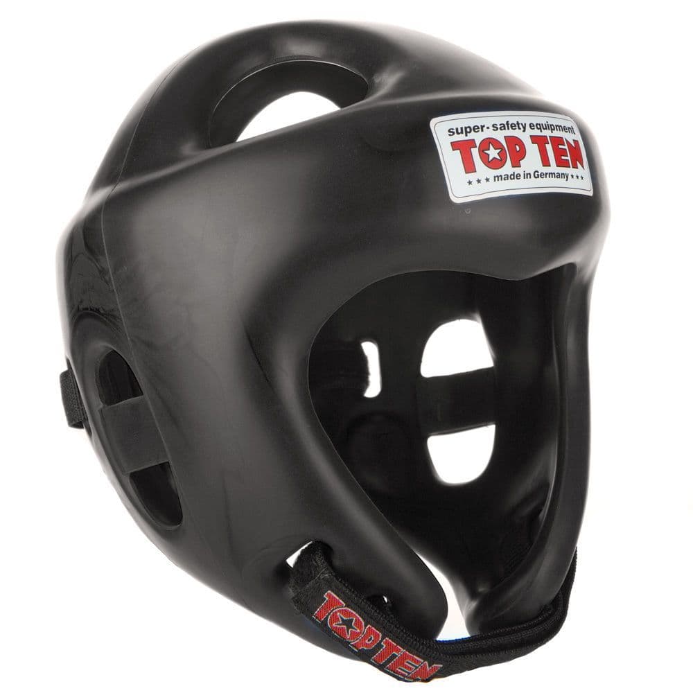 Top Ten Fight Head Guard Black | Boxing Head Guards | Reflex UK