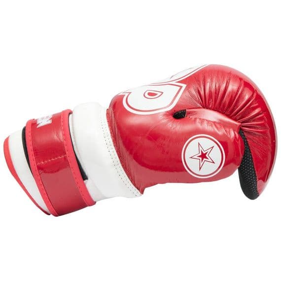 Top Ten Glossy Block Pointfighter Gloves Red/White | Sparring Gloves ...
