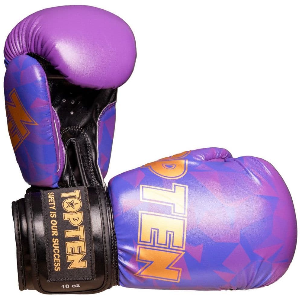 Top Ten PRISM Boxing Gloves Purple 10oz and 12oz | Reflex UK