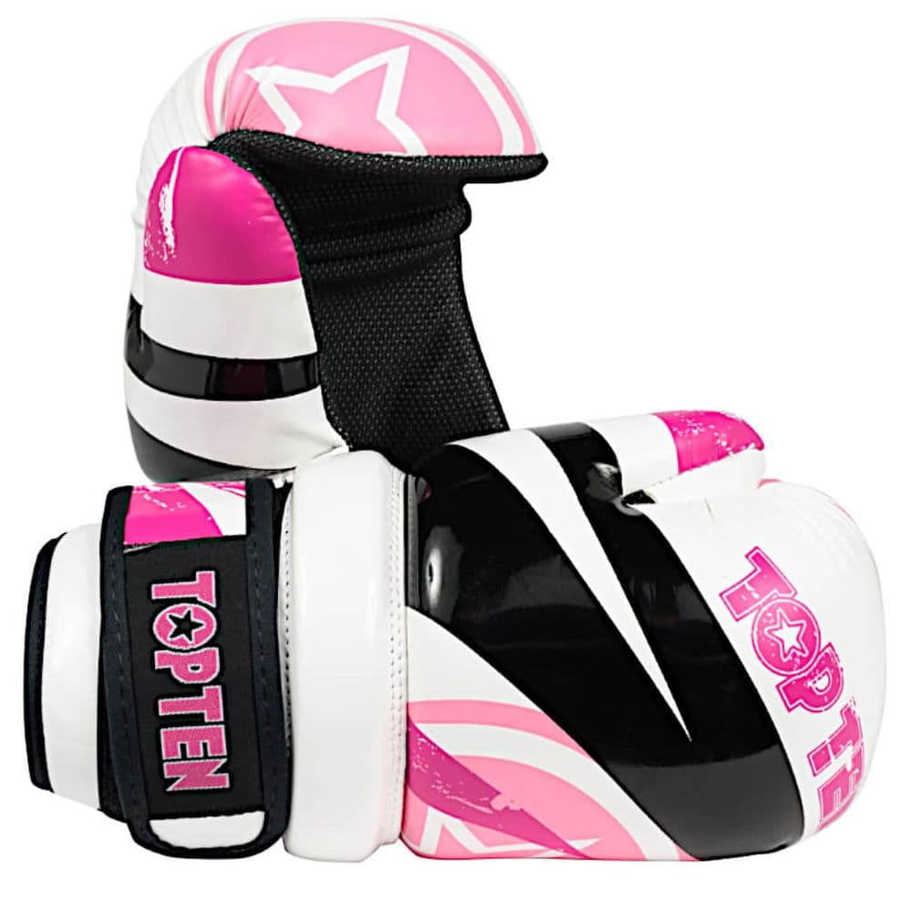 Top Ten Urban Arts Pointfighter Gloves Pink/White | Sparring Gloves ...