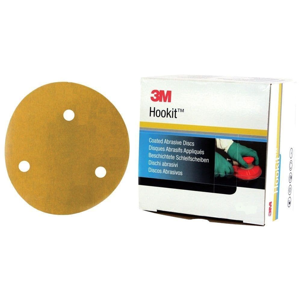 3M Hookit 255P Disc 3 Hole 75mm 50 Pack Various Grit
