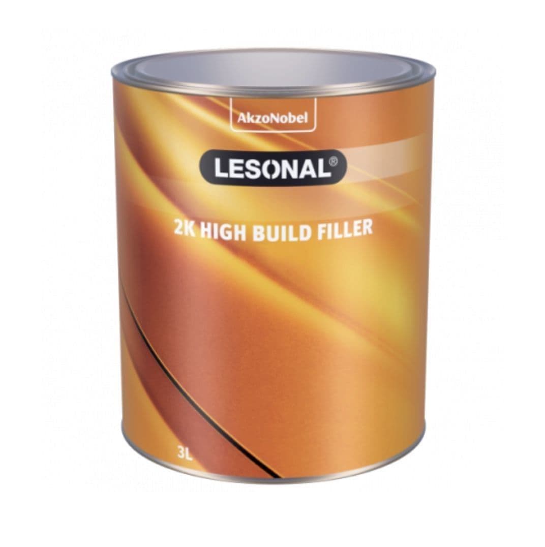Lesonal 2K High Build Filler 3L Various Colours