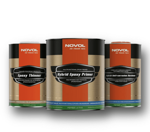 Novol Classic Car 4 1 Hybrid Epoxy High Build Primer Kit 4 5L
