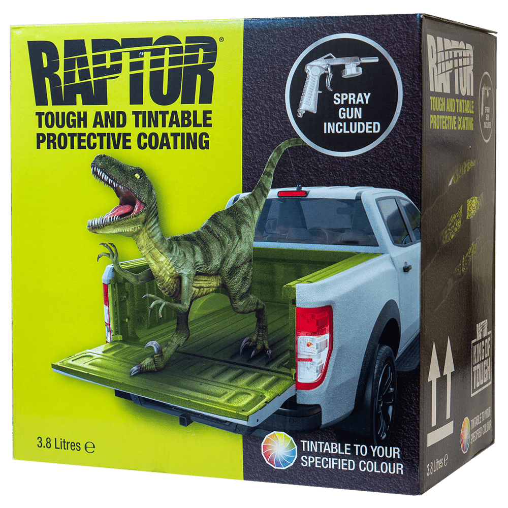 Upol RAPTOR Tough and Tintable Protective Coating KIT BLACK OR TINTABLE