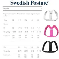Swedish Posture Flexi Posture Brace for Adults