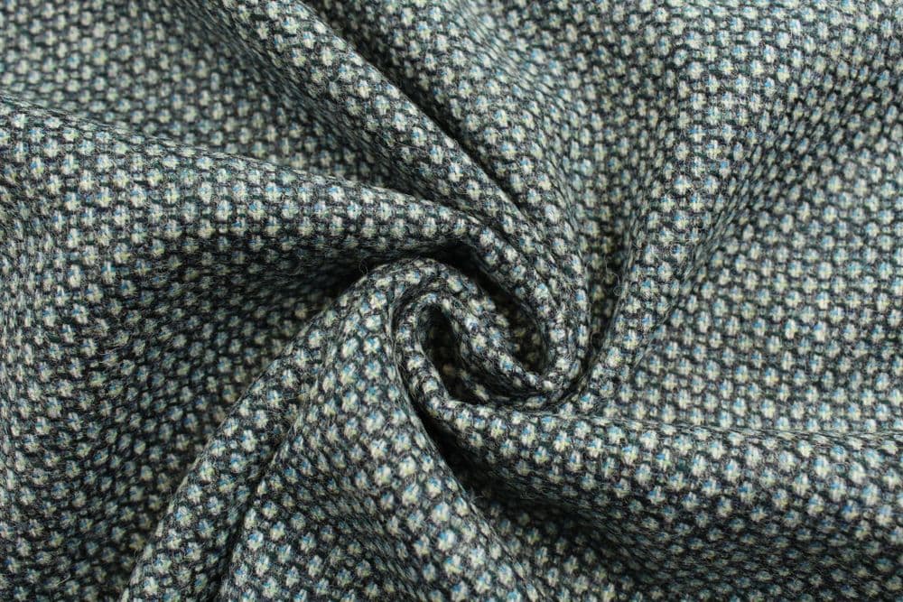 Pure New Wool Birdseye Weave Tweed Design Fabric DQ39