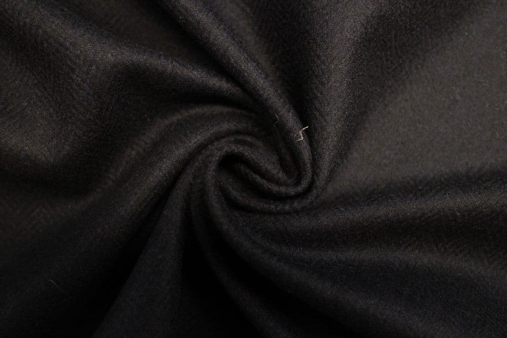 Pure Wool Herringbone Tweed Fabric DQ79