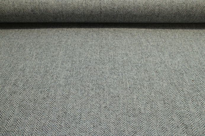 Pure Wool Herringbone Tweed Fabric DQ83