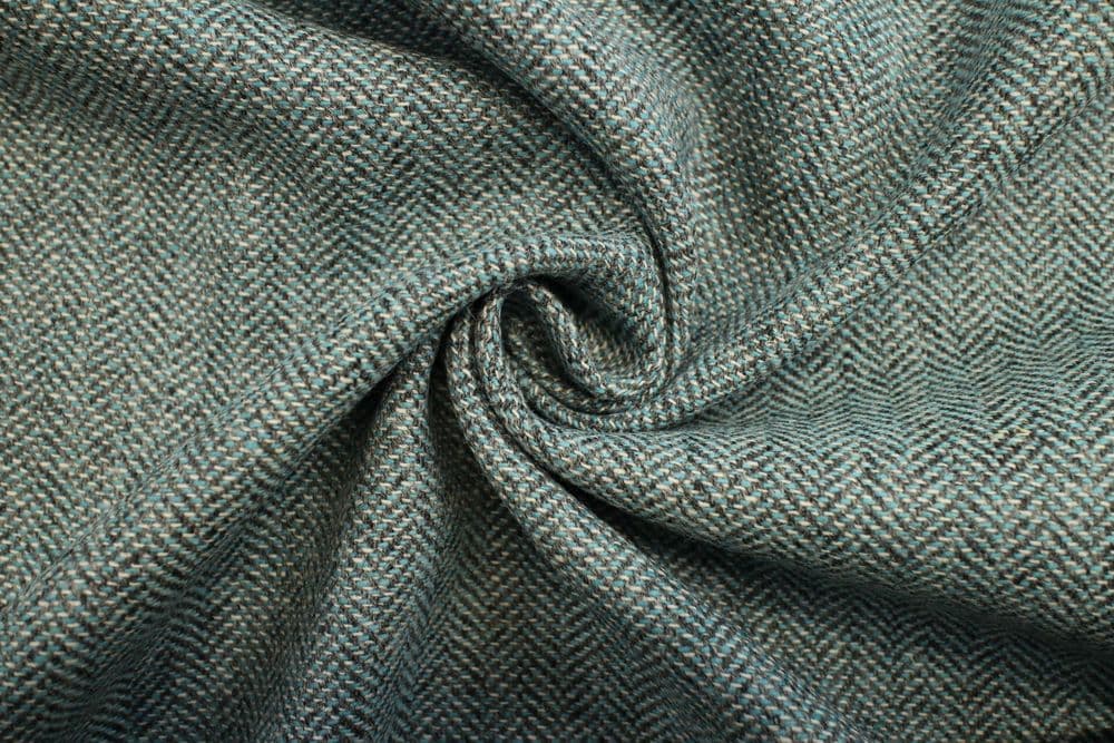 Pure Wool Herringbone Tweed Fabric DQ84