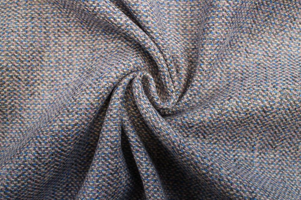 Pure Wool Herringbone Tweed Fabric DQ91