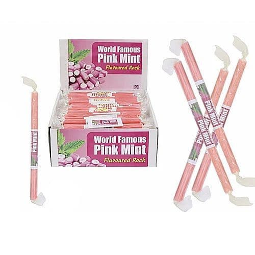 Bar of Rock Mint or Fruit flavour
