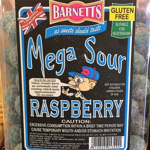 Mega Sour Raspberries