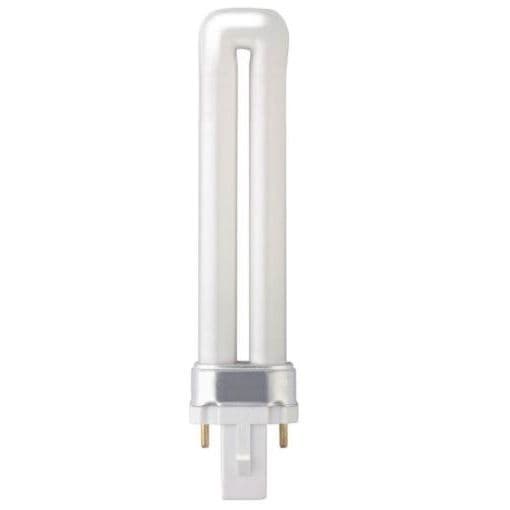 Crompton 9w G23 2 Pin Compact Fluorescent Light Bulb / tube COOL WHITE