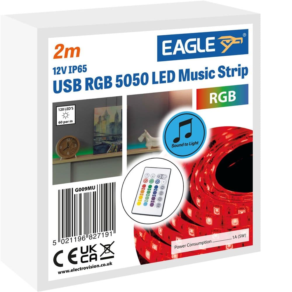 Eagle USB RGB LED Music Strip