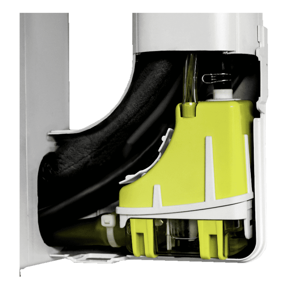 Aspen Mini Lime Silent Condensate Pump In BBJ Trunking FP3316/3