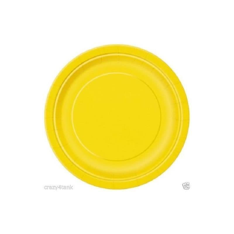 Sunshine Yellow 23cm Plates