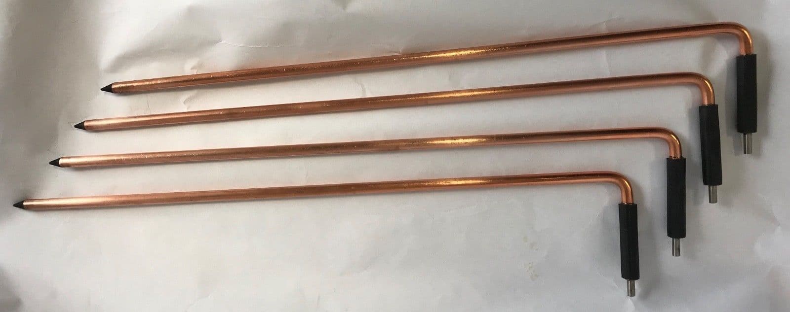 Earthing Spike Test Kit 4 spikes 4 reels Wenner Soil Resistivity 30m Tape