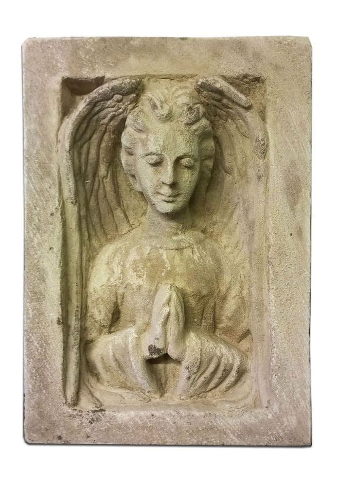 Garden folly Gothic Angel wall panel