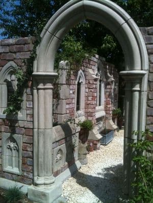 Garden Folly Gothic arch Abbey doorway Free delivery