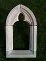 Garden folly Gothic arch Chapel window