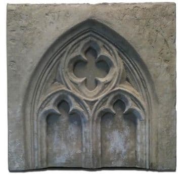 Gothic folly single half wall panel