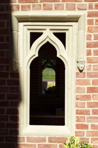 The Gothic College Window single hooded