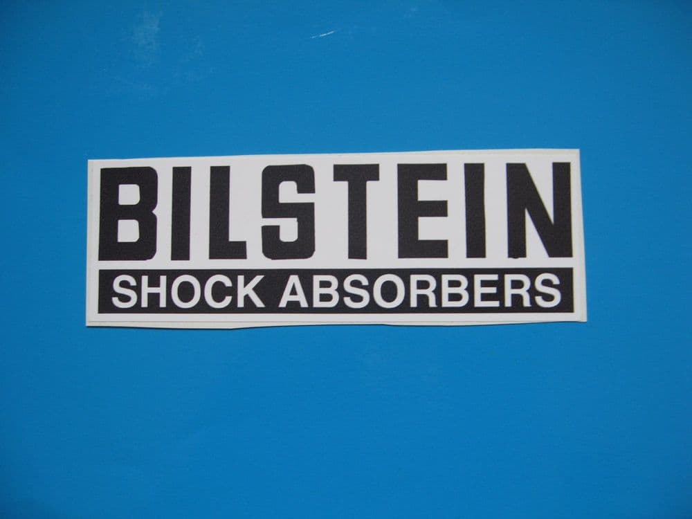 BILSTEIN SHOCK ABSORBERS sticker/decal x2