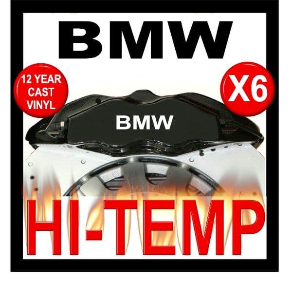 BMW HIGH TEMPERATURE BRAKE CALIPER DECAL SET