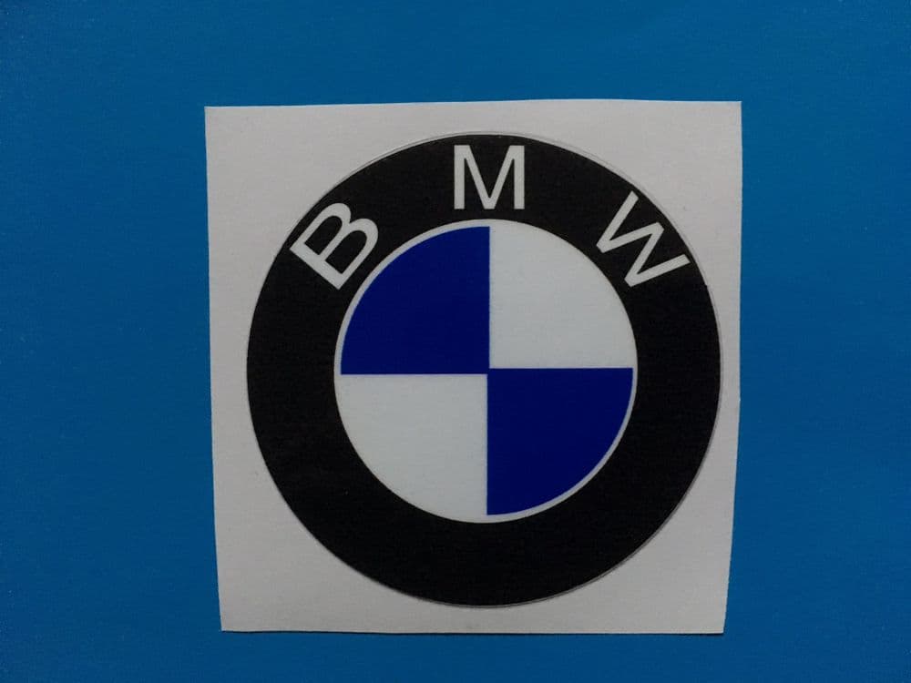 BMW plain roundel sticker/decal x2