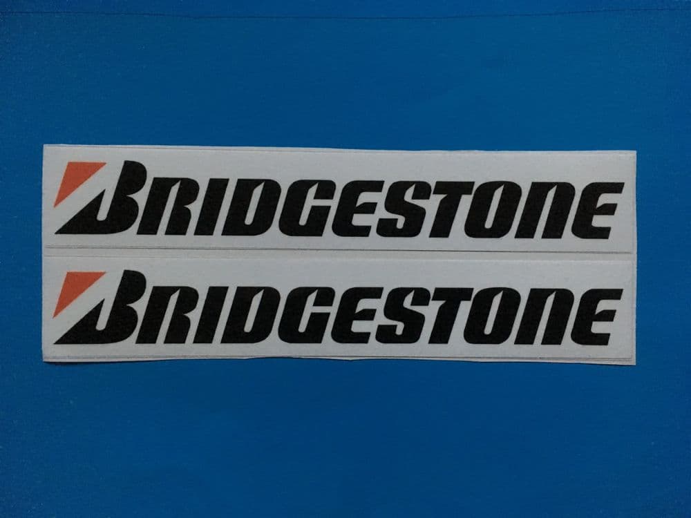 BRIDGESTONE stickers/decals x2