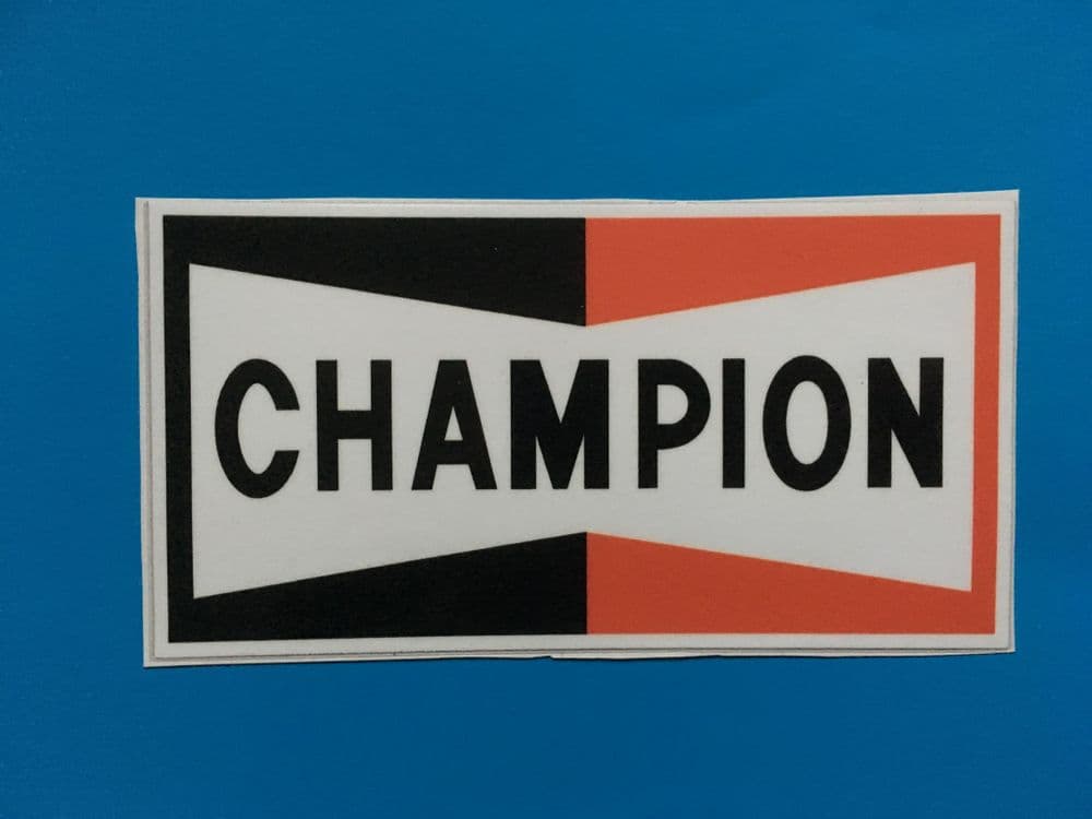 CHAMPION stickers/decals x2